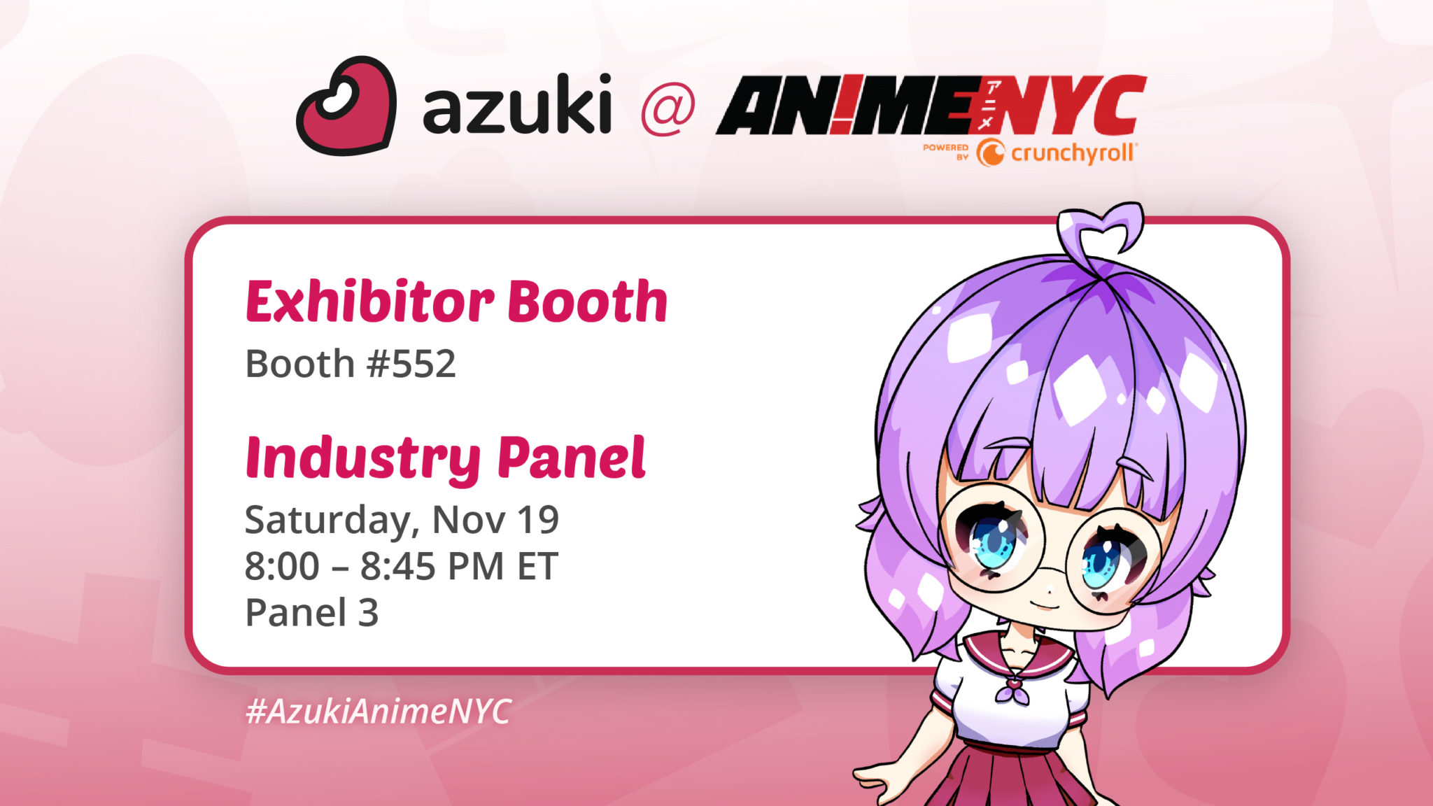 Meet Azuki at Anime NYC 2022! – Azuki